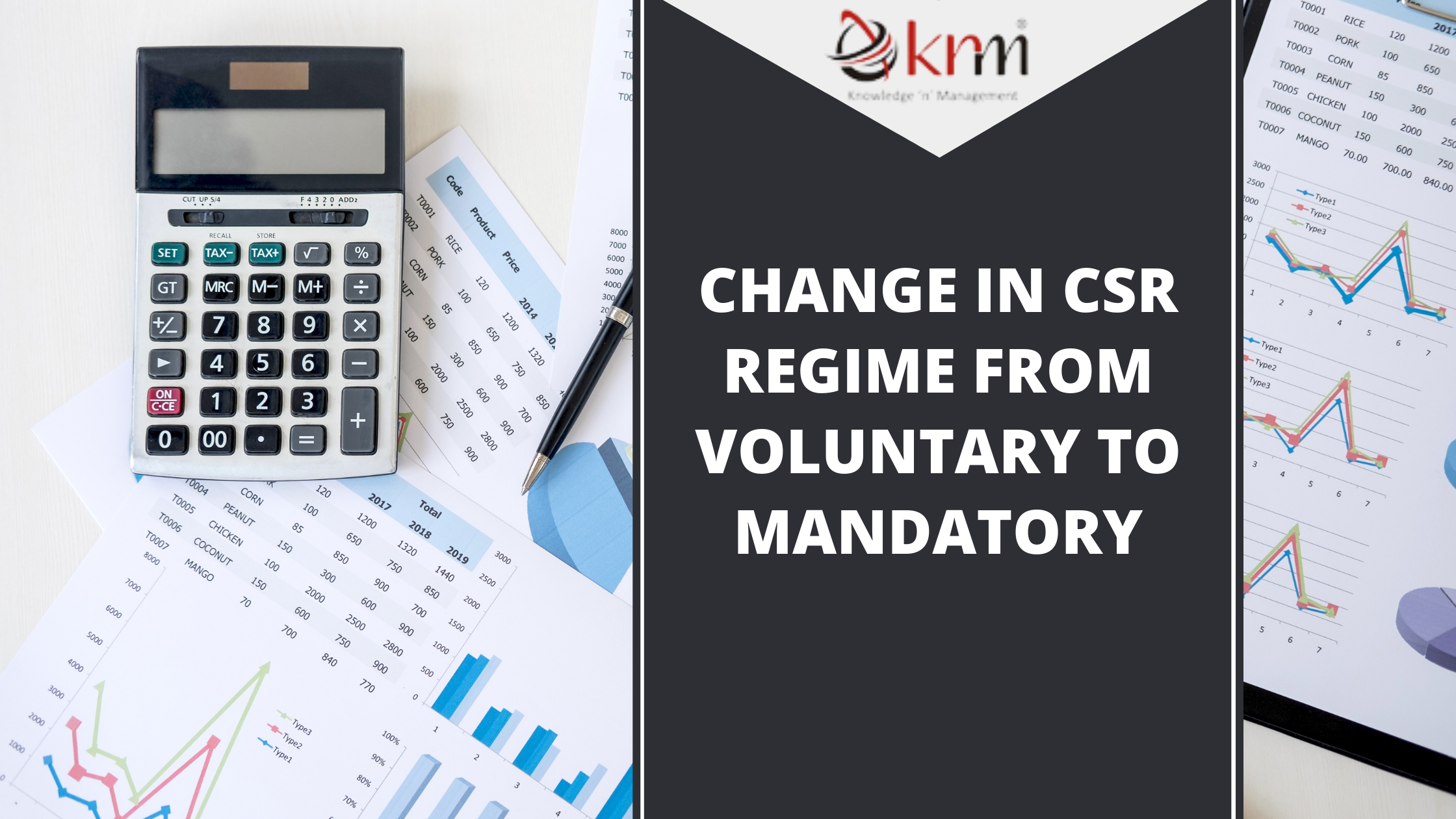 Change in CSR regime from Voluntary to Mandatory - KNM India
